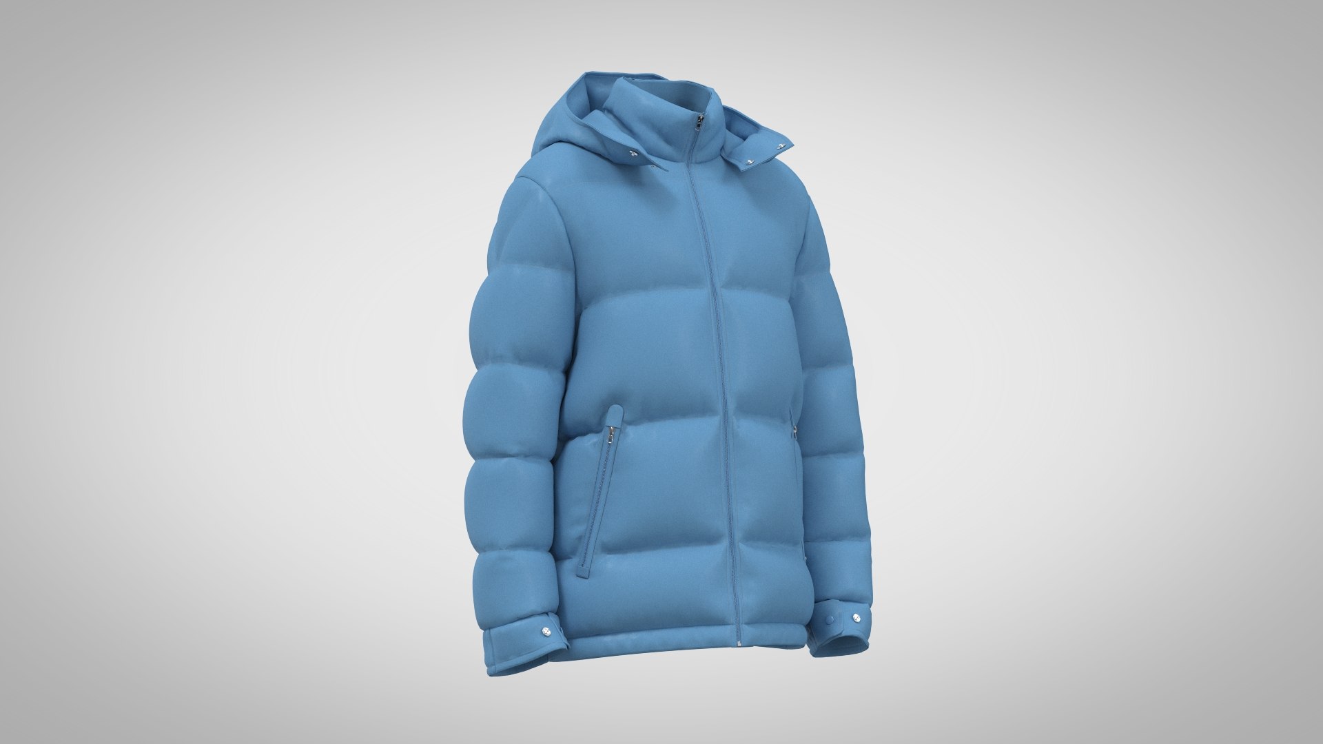 Puffer Jacket 3D Model - TurboSquid 2120897