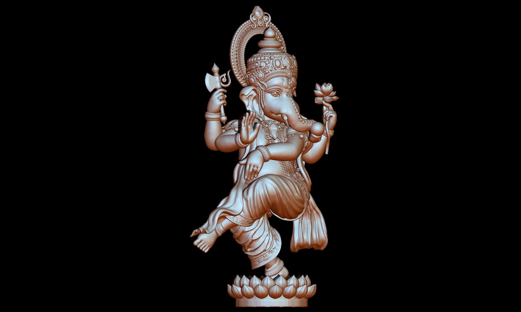 3D Lord Ganesha - TurboSquid 1291560