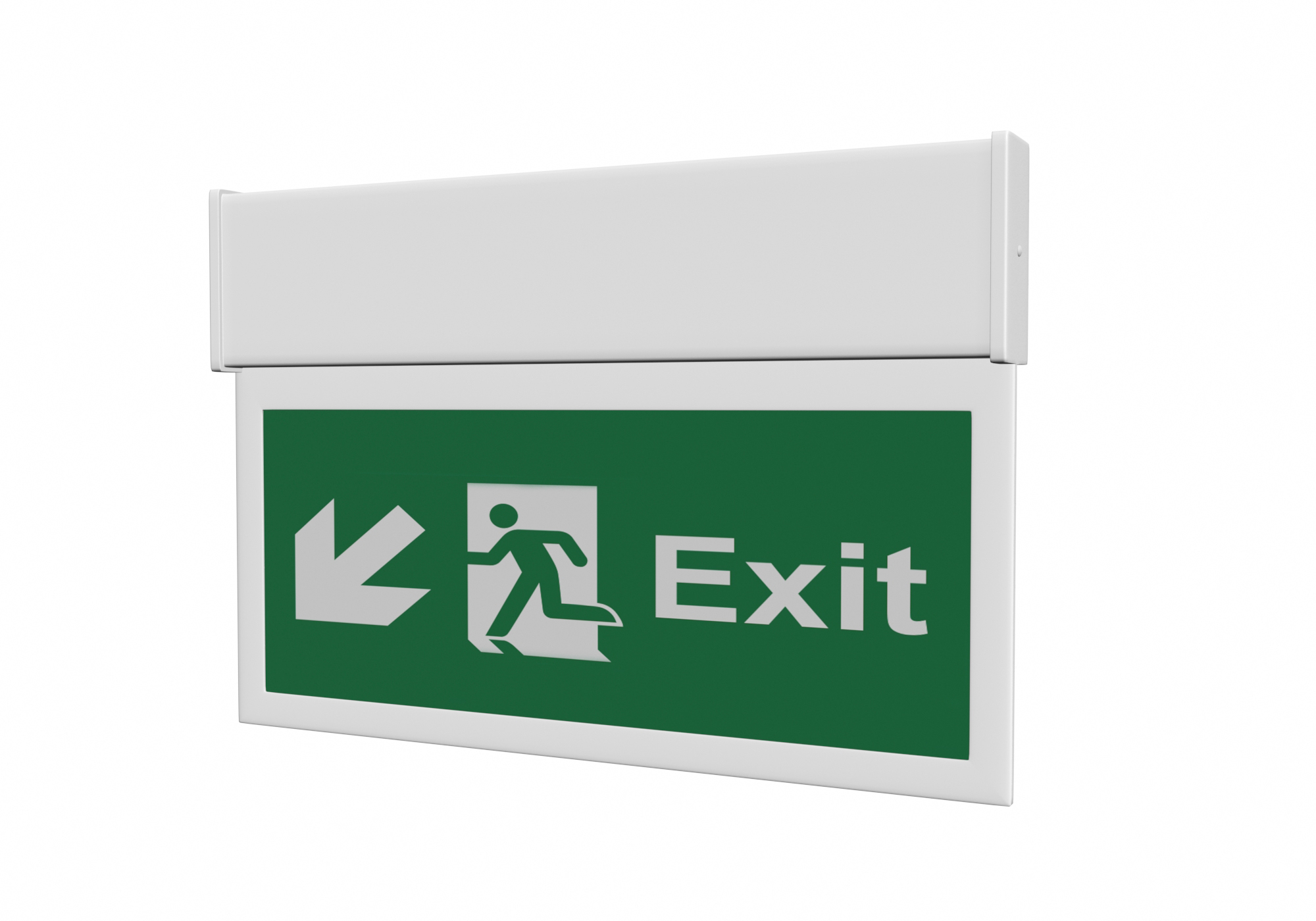 Exit Sign 3D model - TurboSquid 1724260
