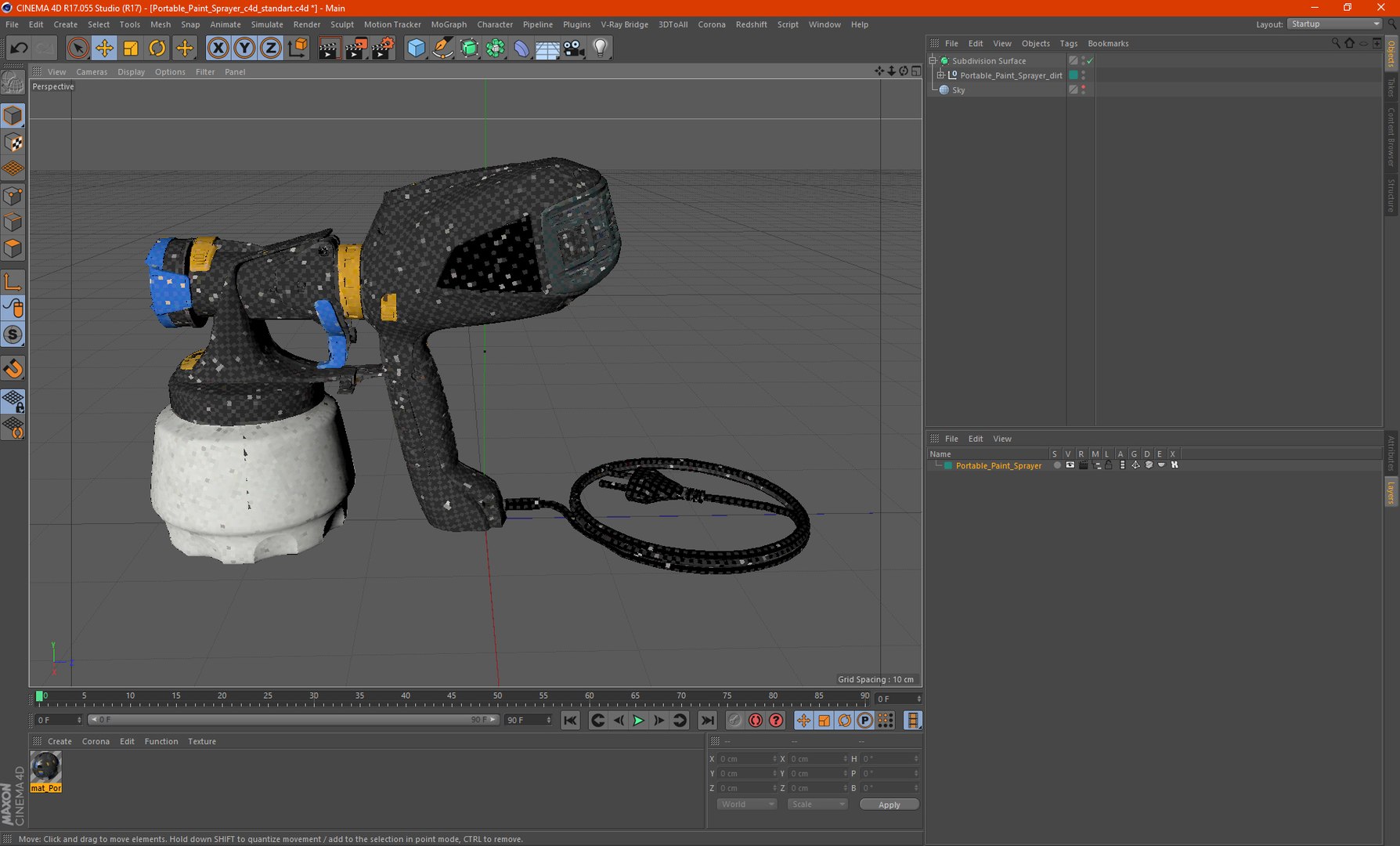 3D Portable Paint Sprayer - TurboSquid 2031281