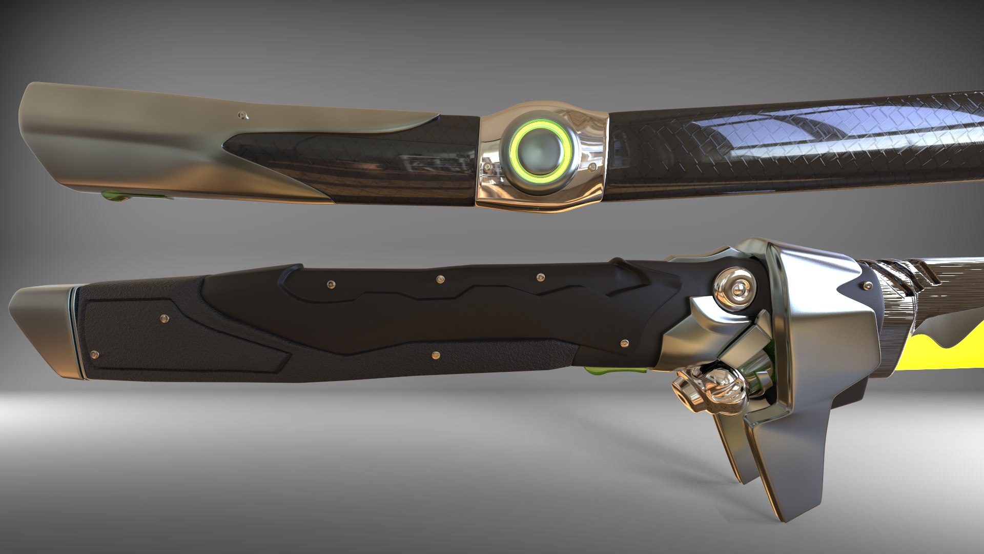 Katana Dragon Sword 3D Model - TurboSquid 1154670