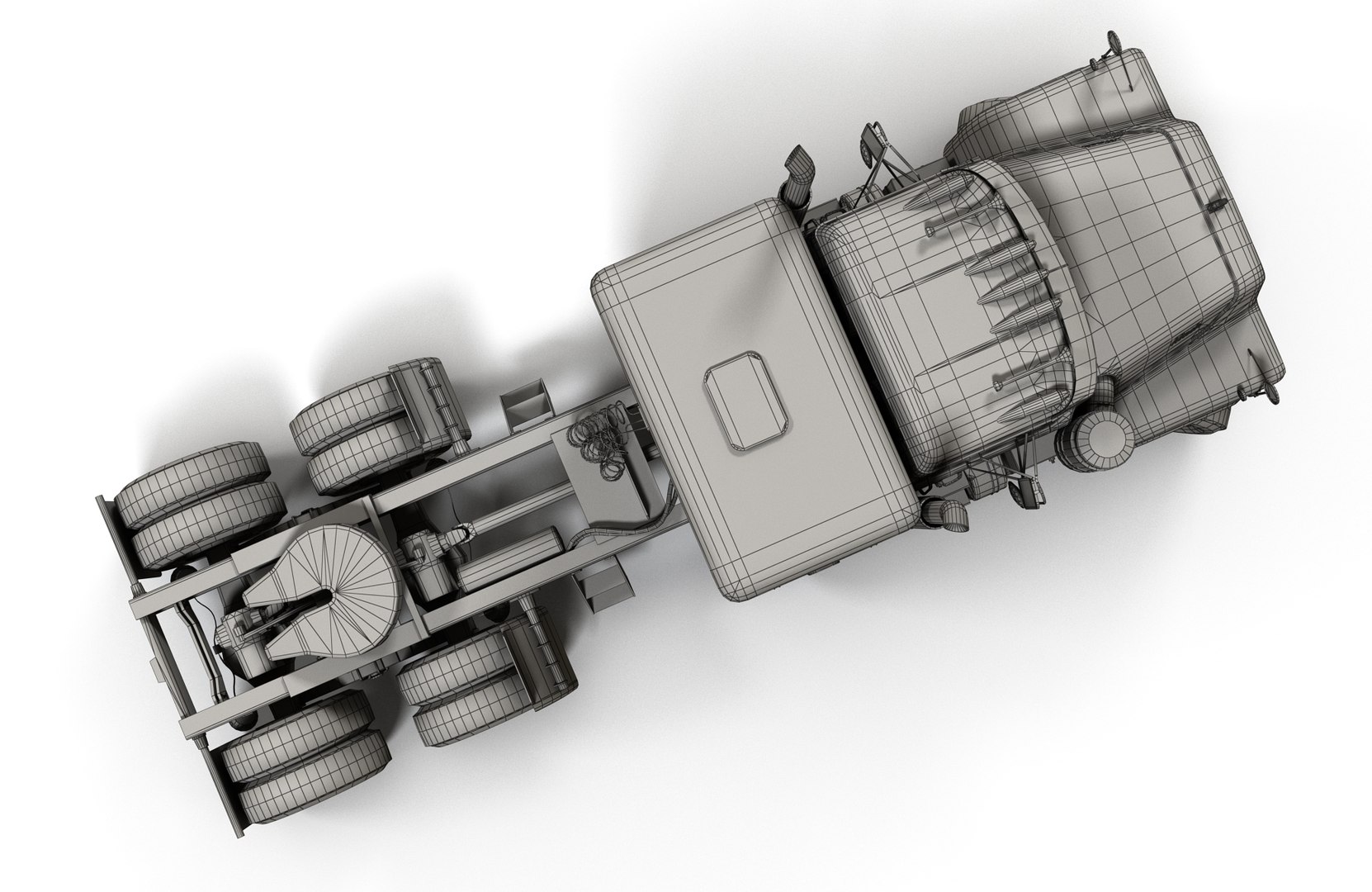 Mack r truck pbr 3D model - TurboSquid 1606699