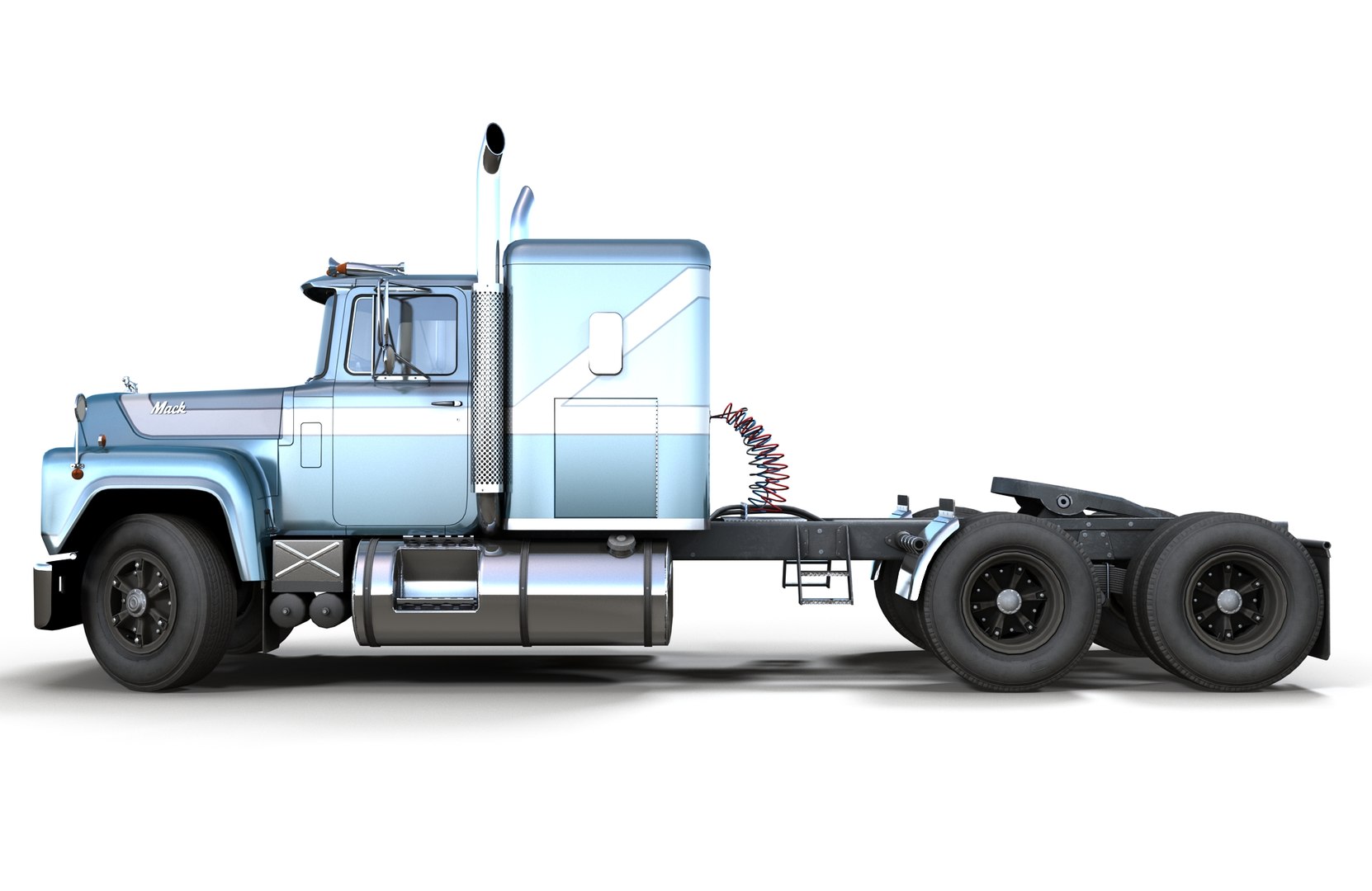 Mack r truck pbr 3D model - TurboSquid 1606699