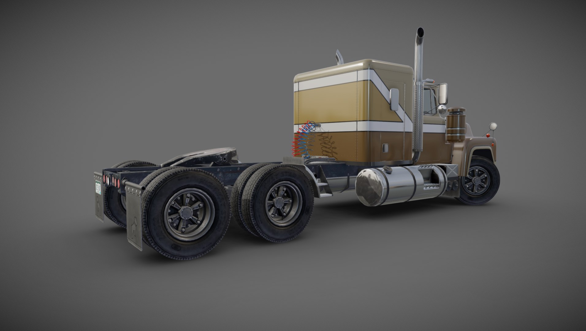 Mack R Truck Pbr 3D Model - TurboSquid 1606699