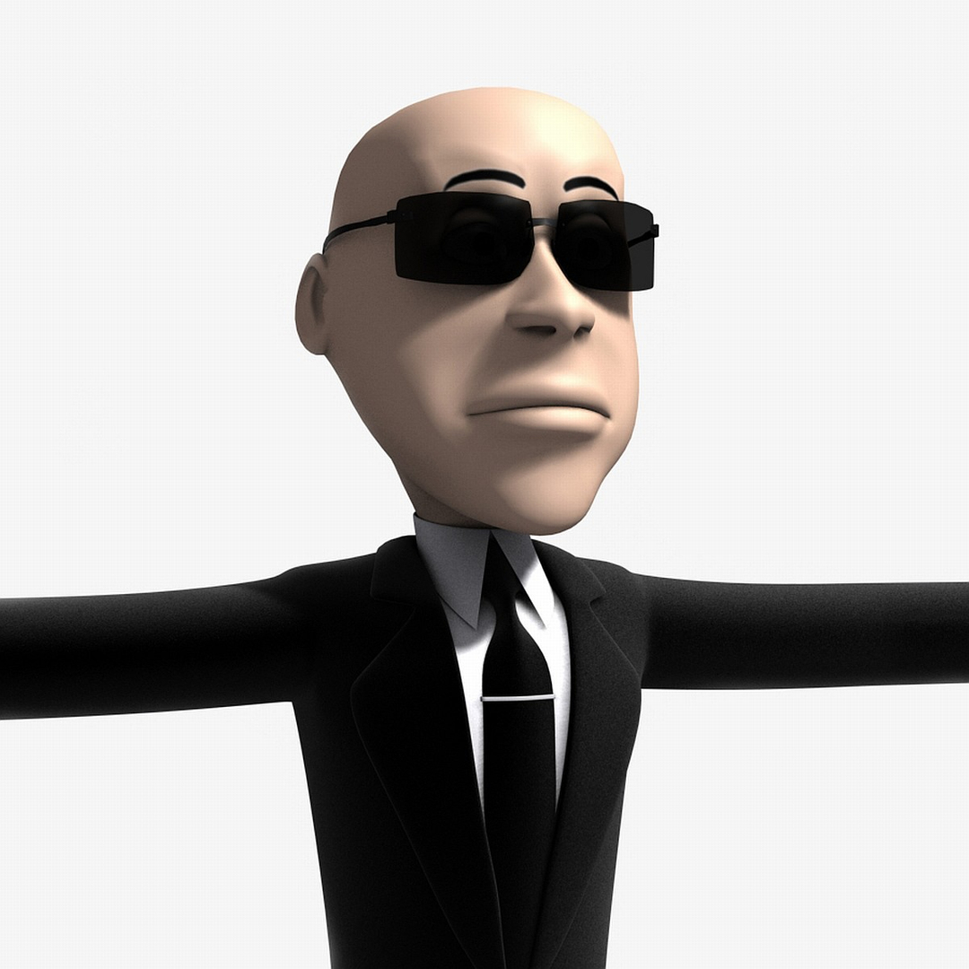 3d jimmy cartoon character agent