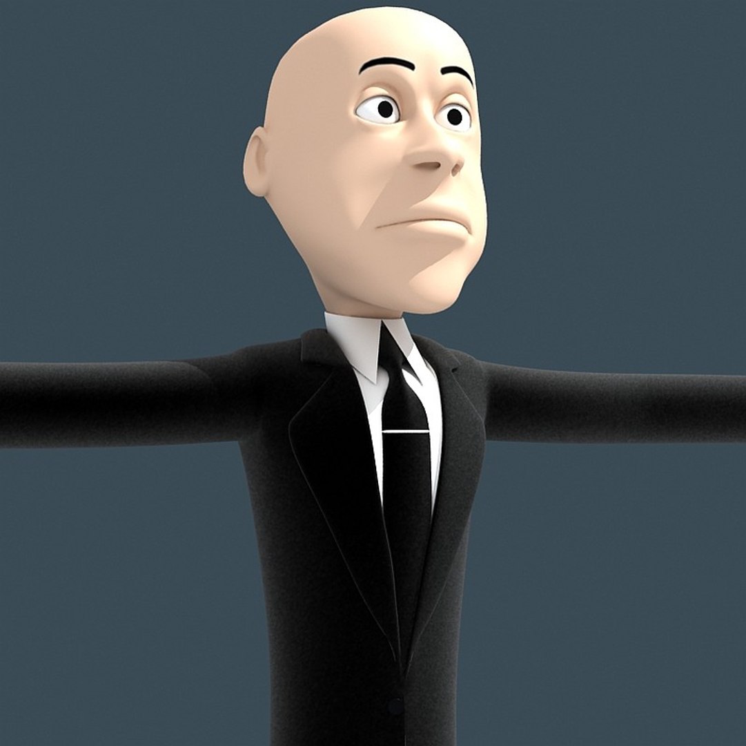 3d Jimmy Cartoon Character Agent