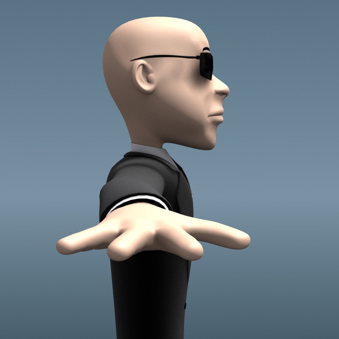 3d Jimmy Cartoon Character Agent