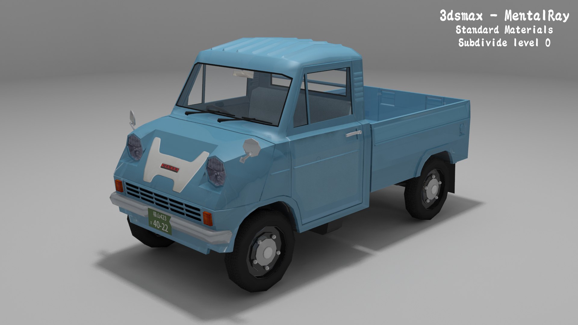 Honda T360 3D model - TurboSquid 1749109