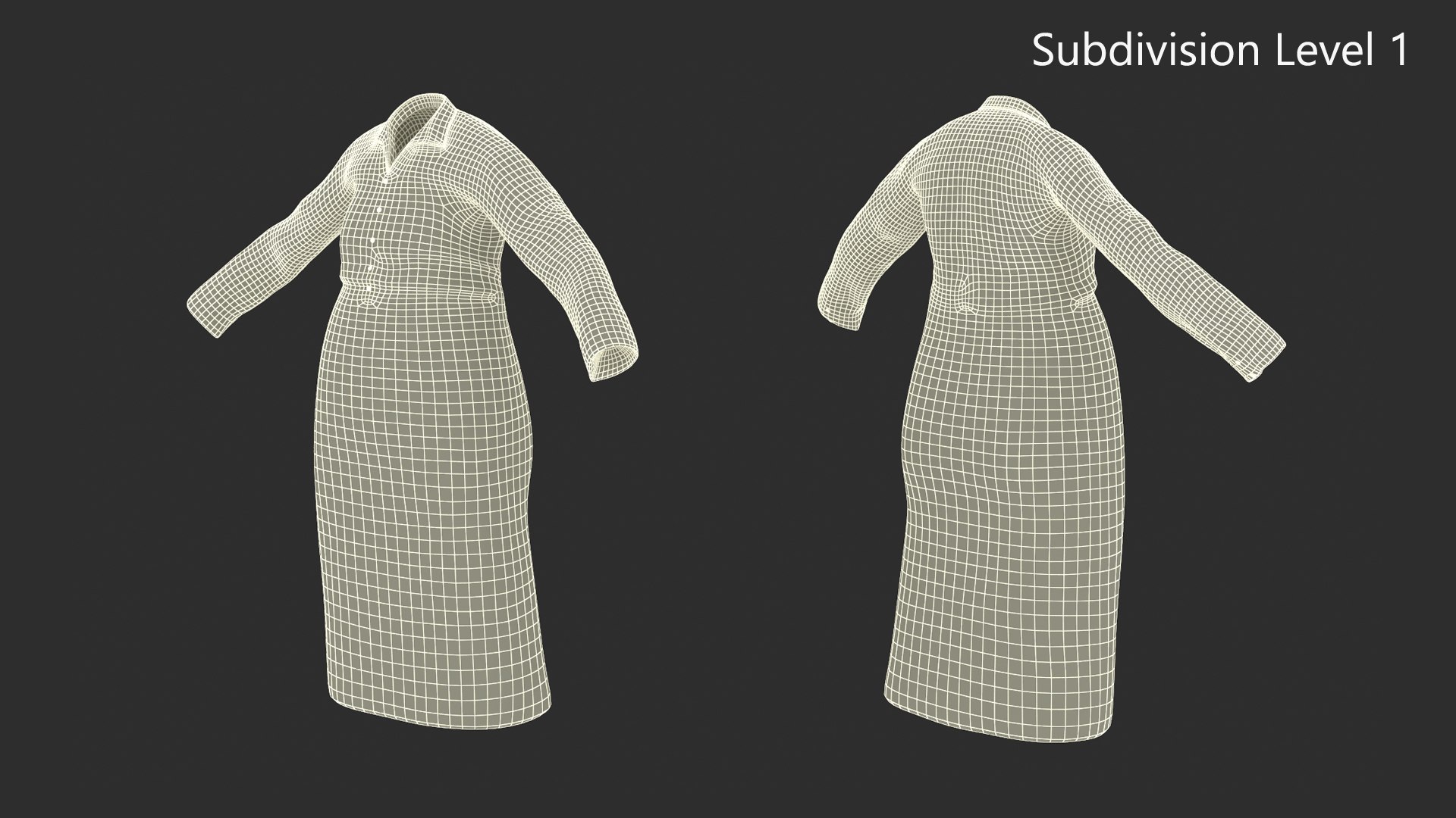 3D Clothes For An Older Woman - TurboSquid 2300486