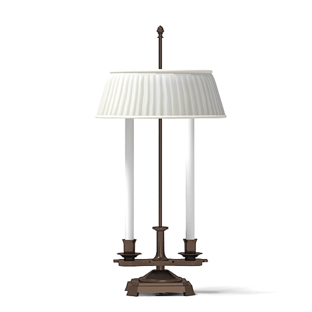 baker table lamp 3d model