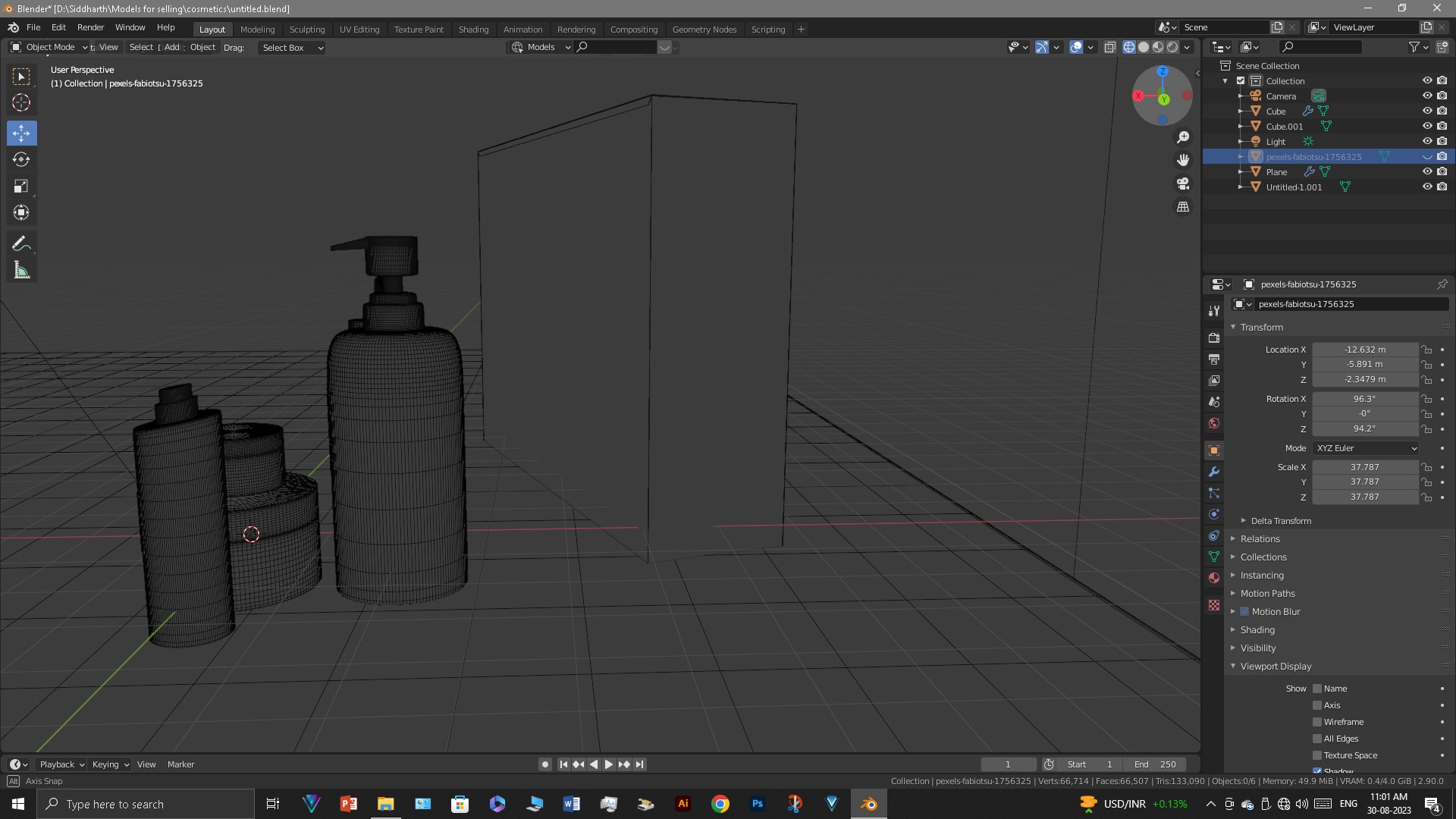 3D Model Cosmetic Packaging - TurboSquid 2179544