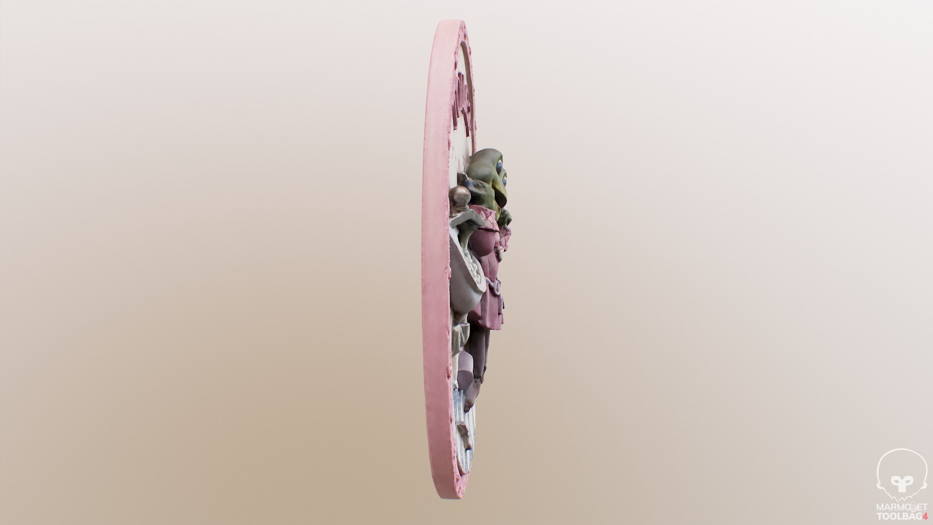 Bathroom Sign Decor PBR Model - TurboSquid 1911813