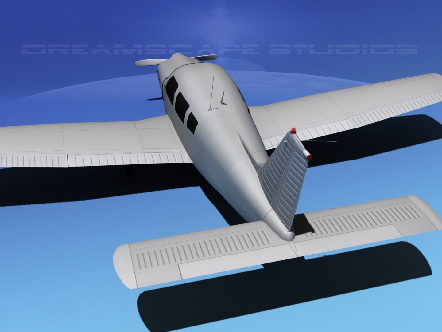 3d Propeller Piper Warrior Ii Model