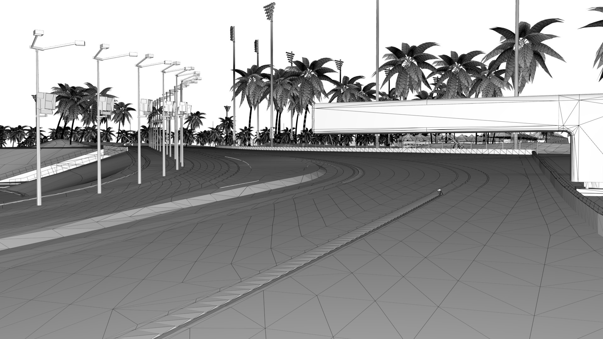 3D Yas Marina Circuit Model - TurboSquid 2463727