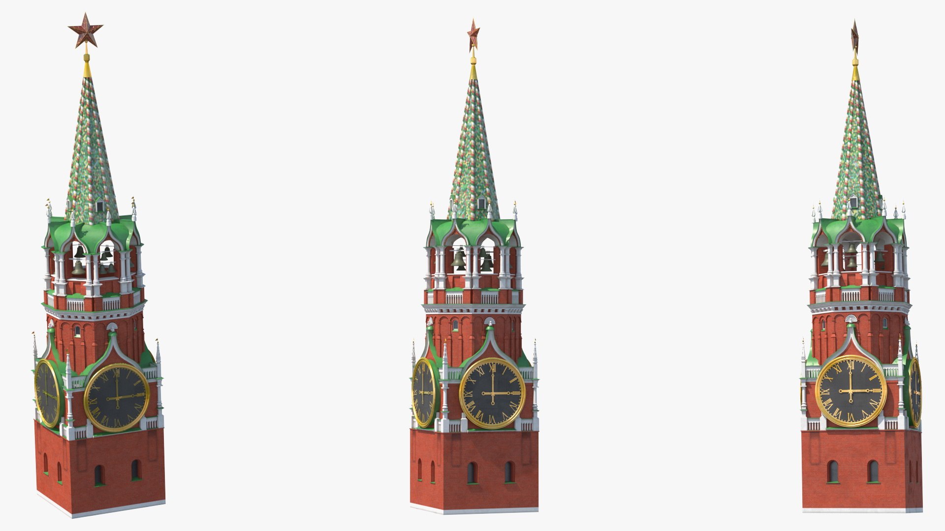 Kremlin Clock 3D Model - TurboSquid 1559117