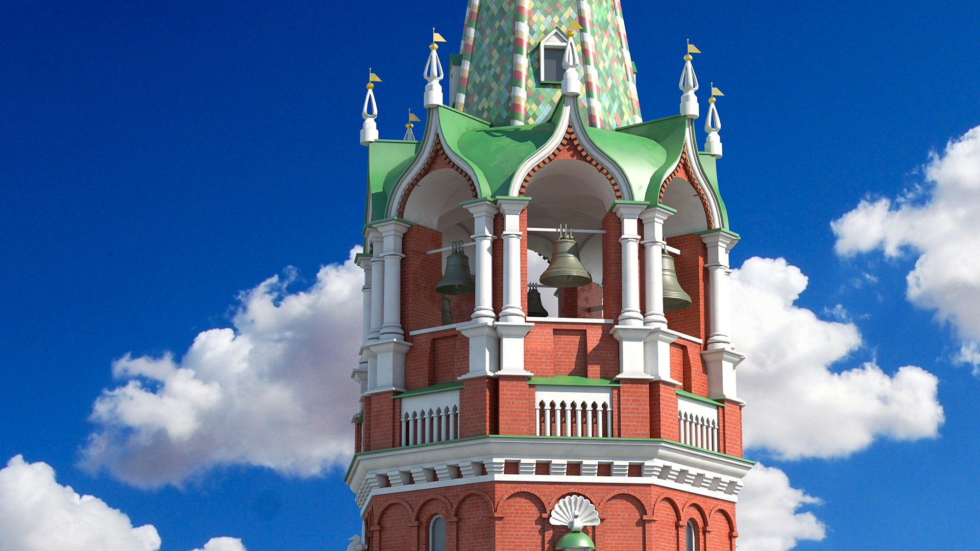 Kremlin Clock 3D Model - TurboSquid 1559117