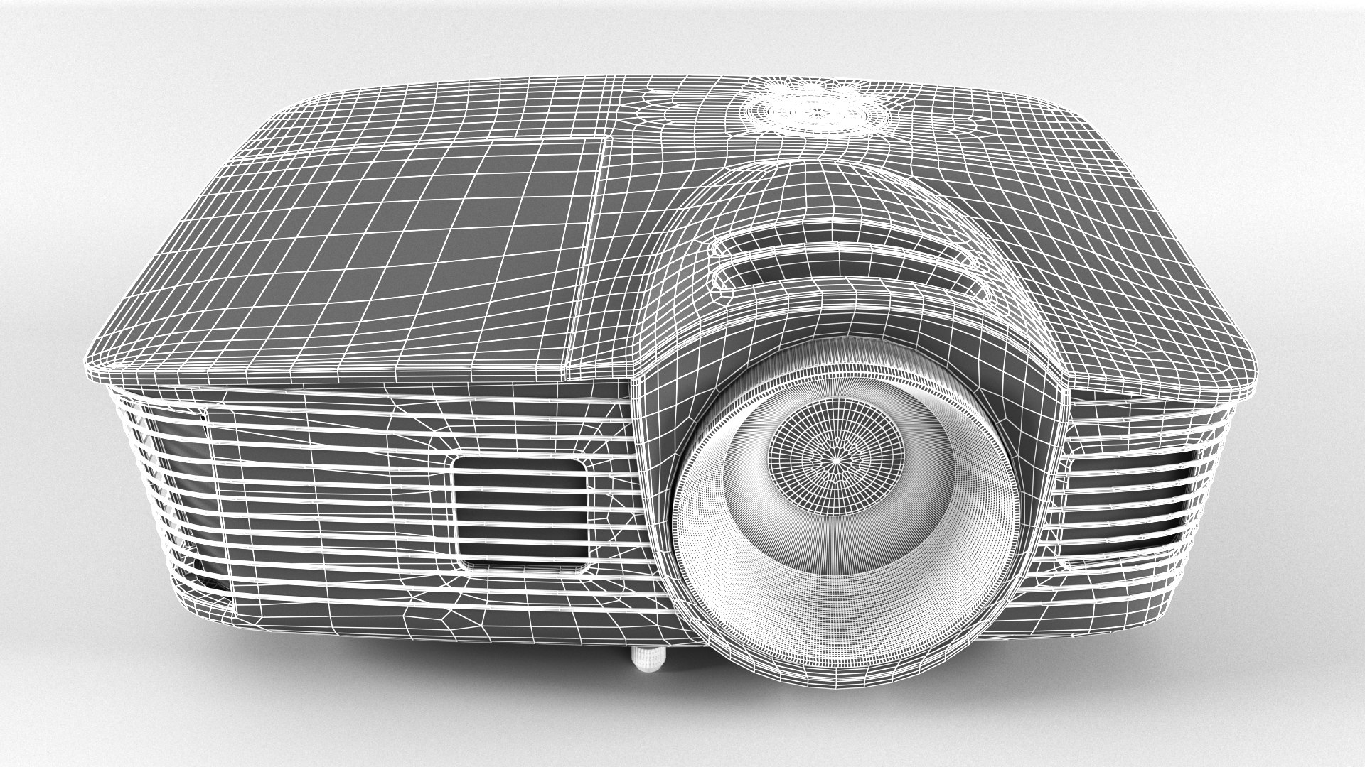 Optoma Projector 3D Model - TurboSquid 1396964