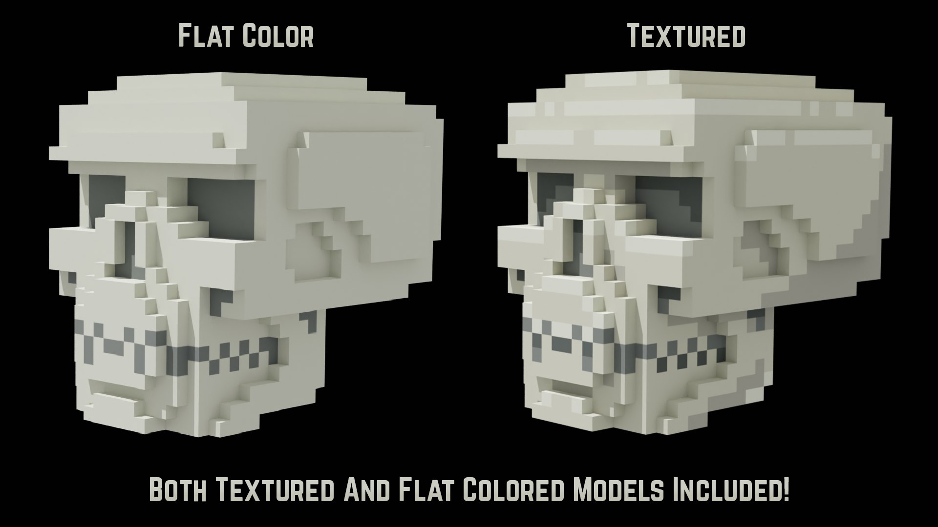 3D Voxel Human Skull - TurboSquid 2080295
