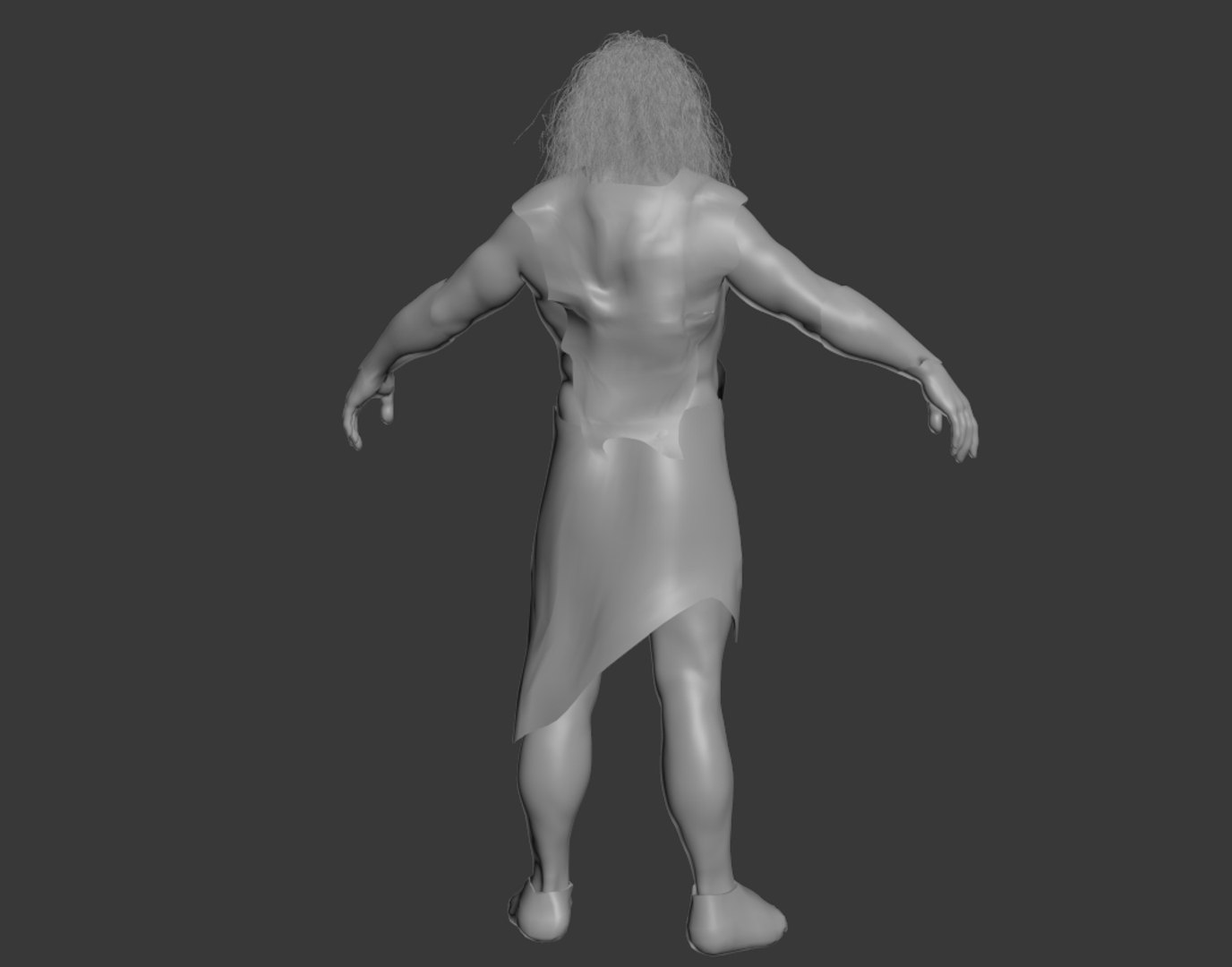 3d Neanderthal Cave Man