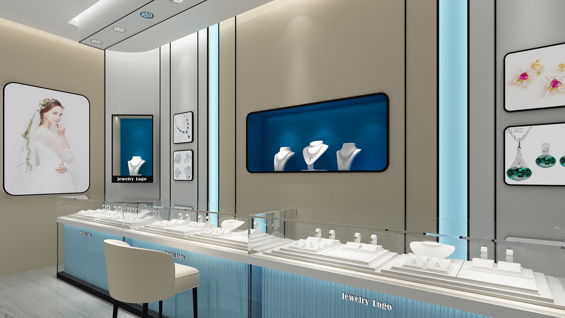 3D Model Jewelry Store 03 - TurboSquid 2156299