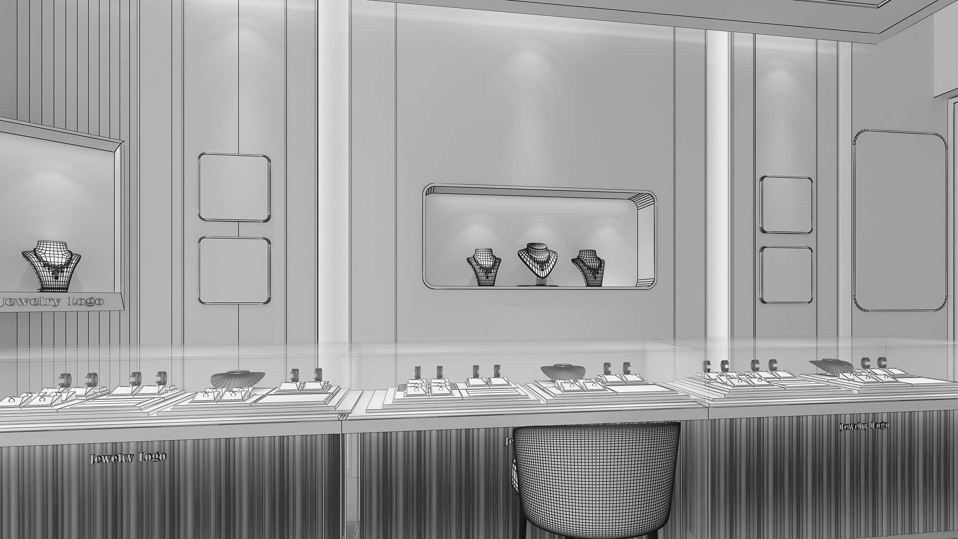 3D Model Jewelry Store 03 - TurboSquid 2156299