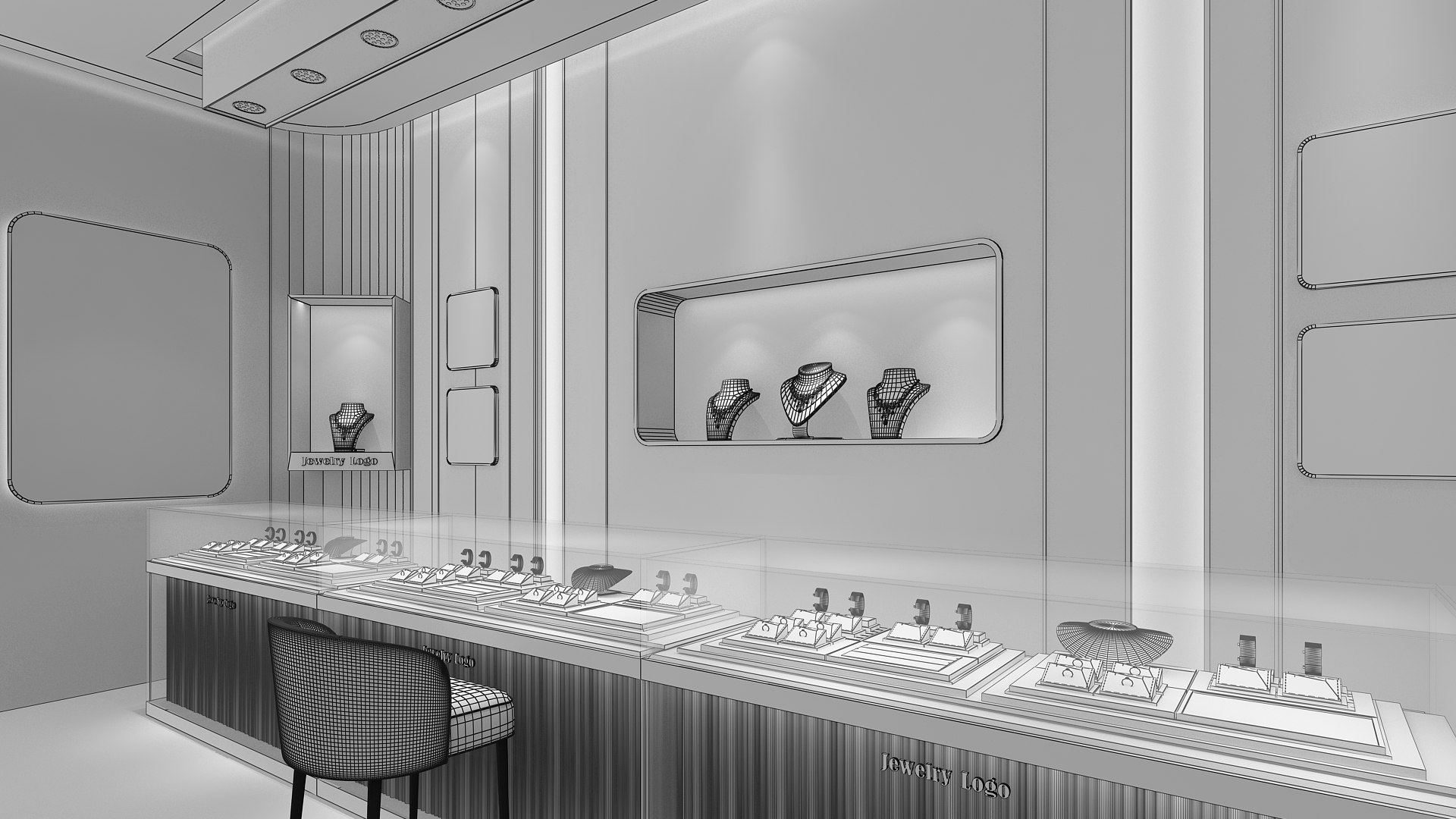 3D Model Jewelry Store 03 - TurboSquid 2156299