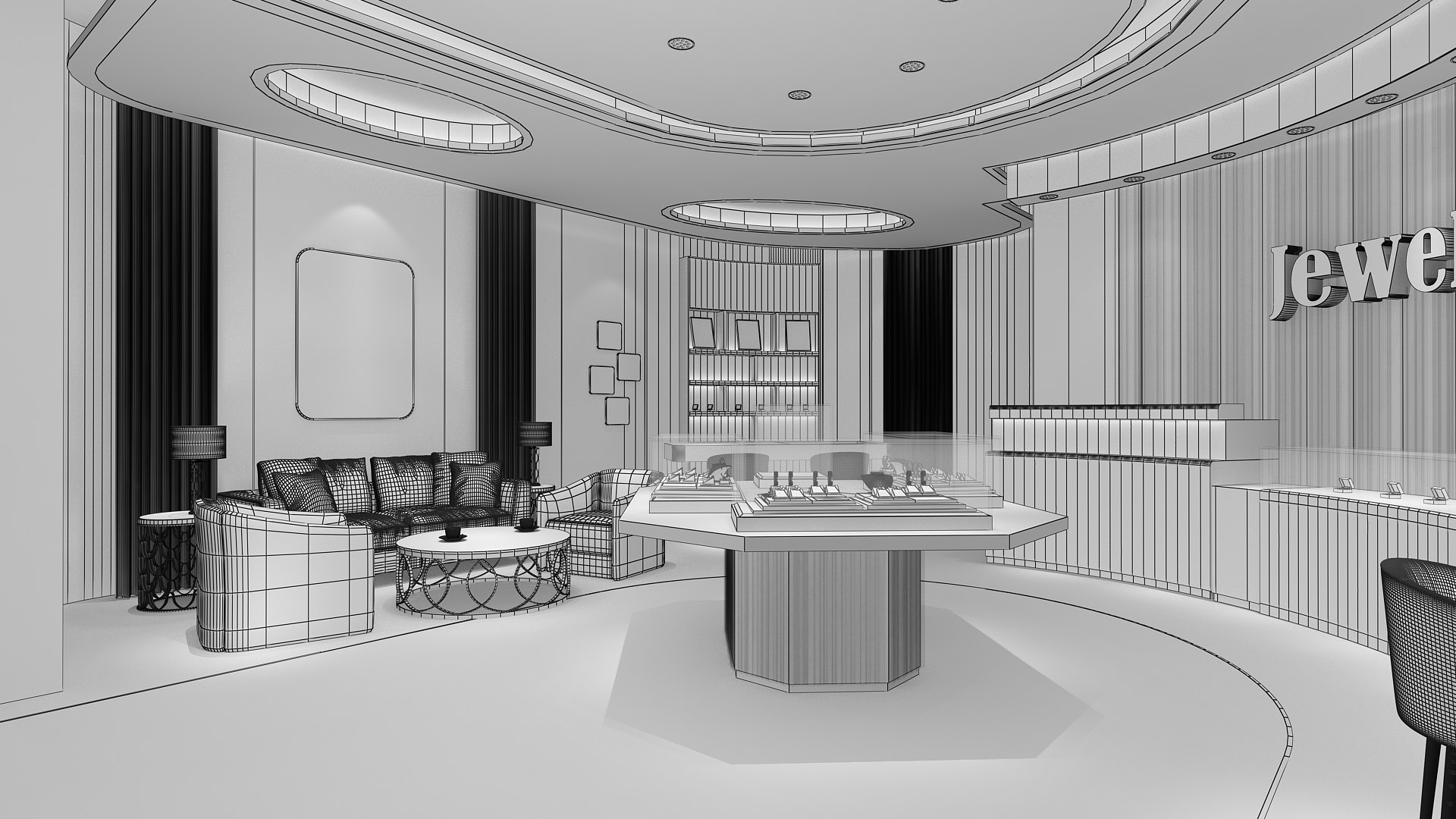 3D Model Jewelry Store 03 - TurboSquid 2156299