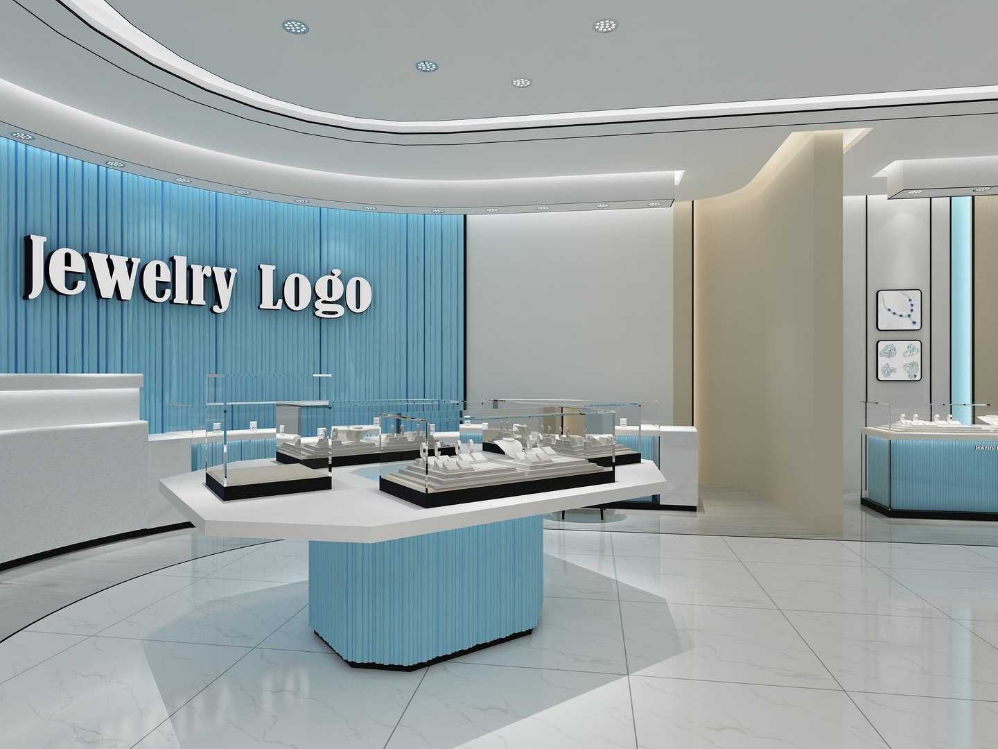 3D Model Jewelry Store 03 - TurboSquid 2156299