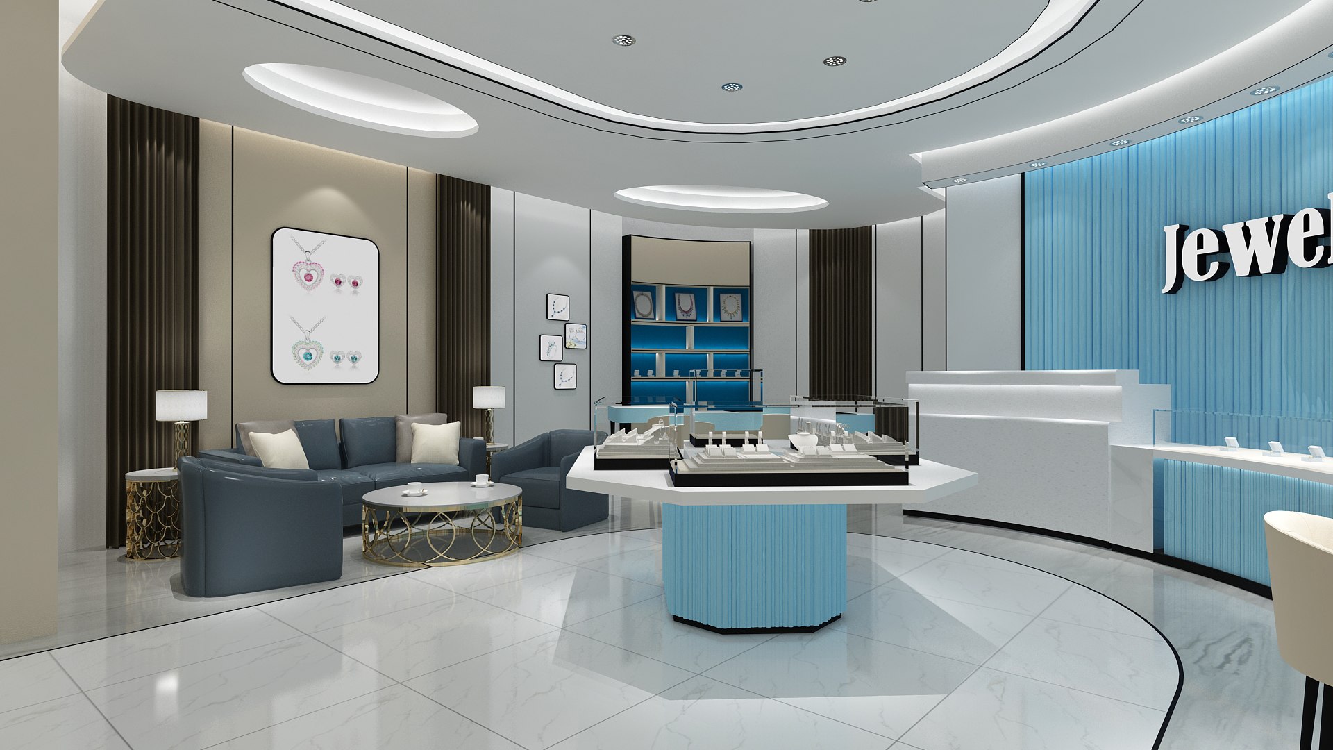 3D Model Jewelry Store 03 - TurboSquid 2156299