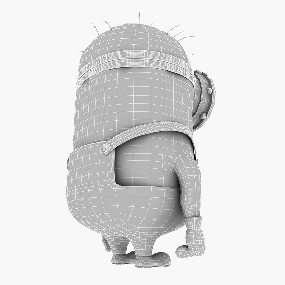 Minion Stuart Character Despicable 3d Max