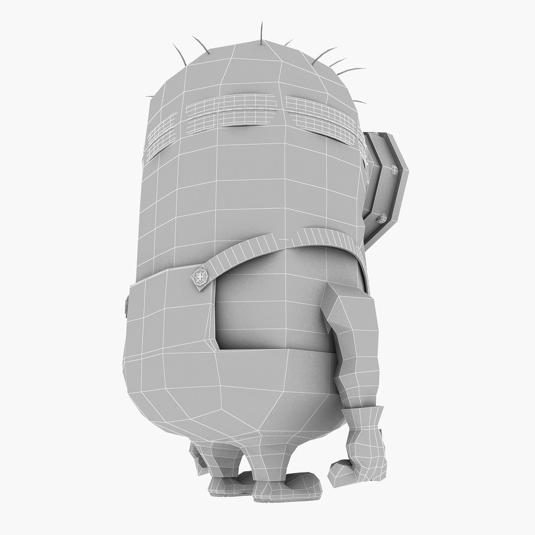 Minion Stuart Character Despicable 3d Max