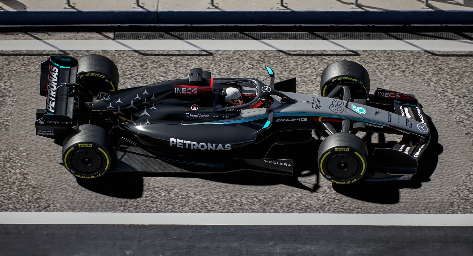 Formula 1 2026 F1 Mercedes W17 Livery Concept 3D Model - TurboSquid 2261568