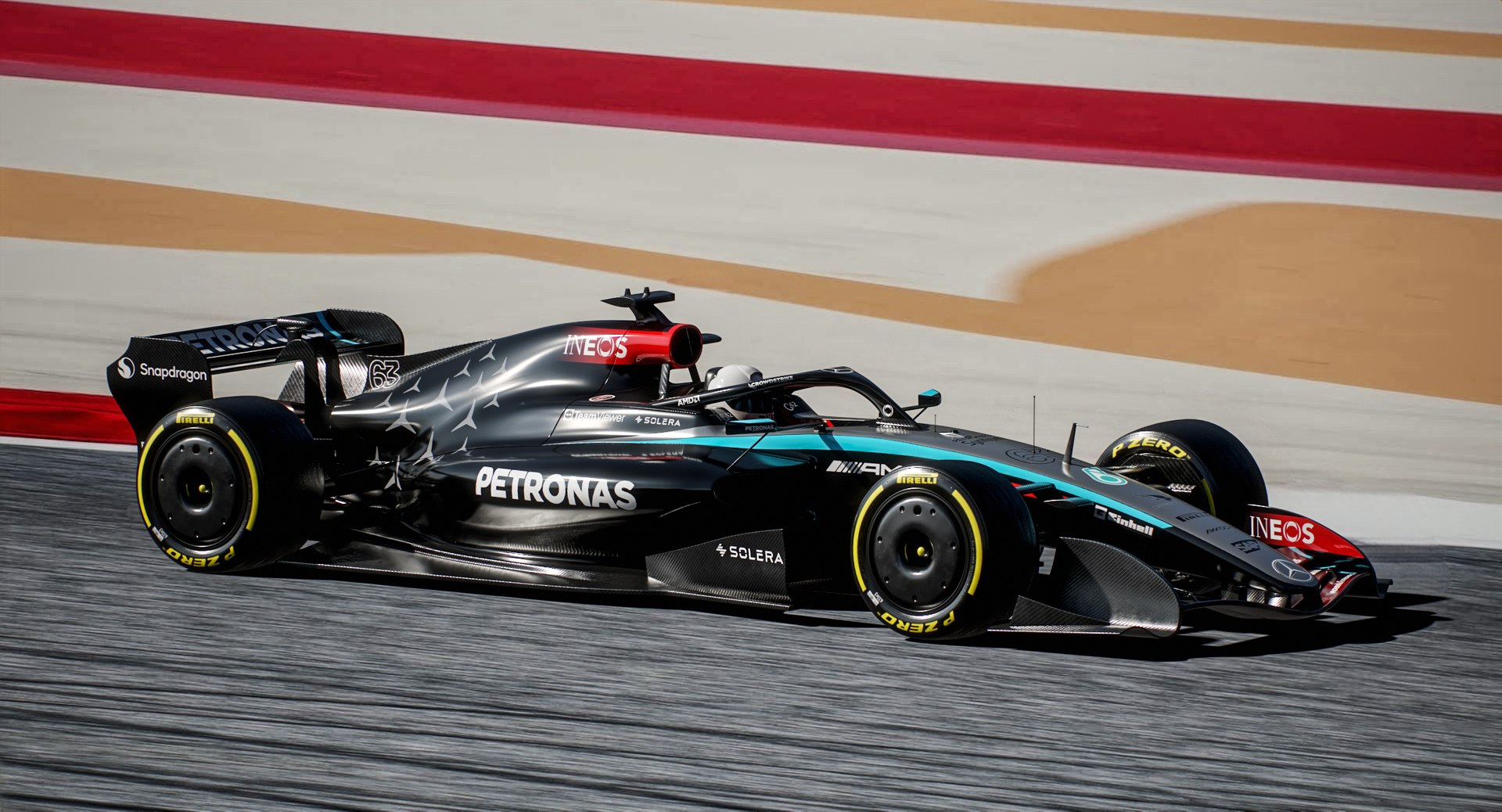 Formula 1 2026 F1 Mercedes W17 Livery Concept 3D Model - TurboSquid 2261568