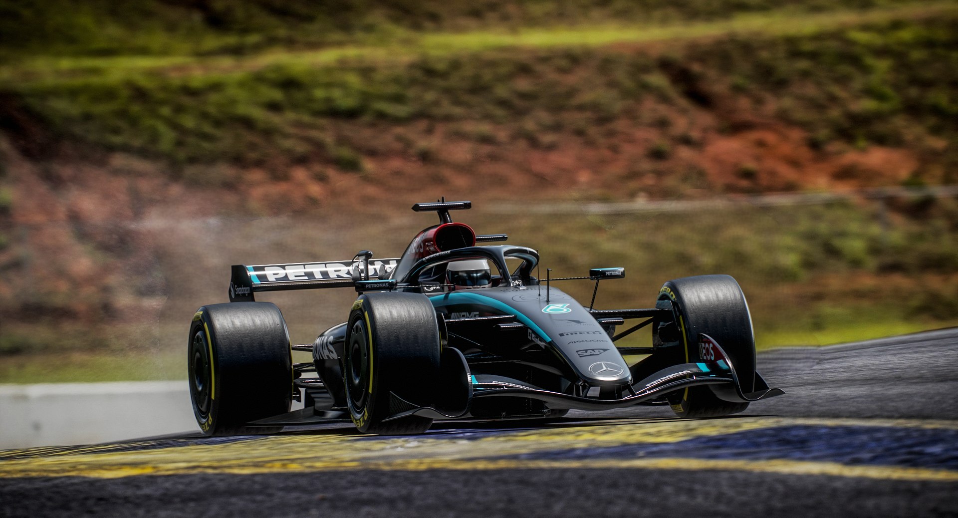 Formula 1 2026 F1 Mercedes W17 Livery Concept 3D Model - TurboSquid 2261568