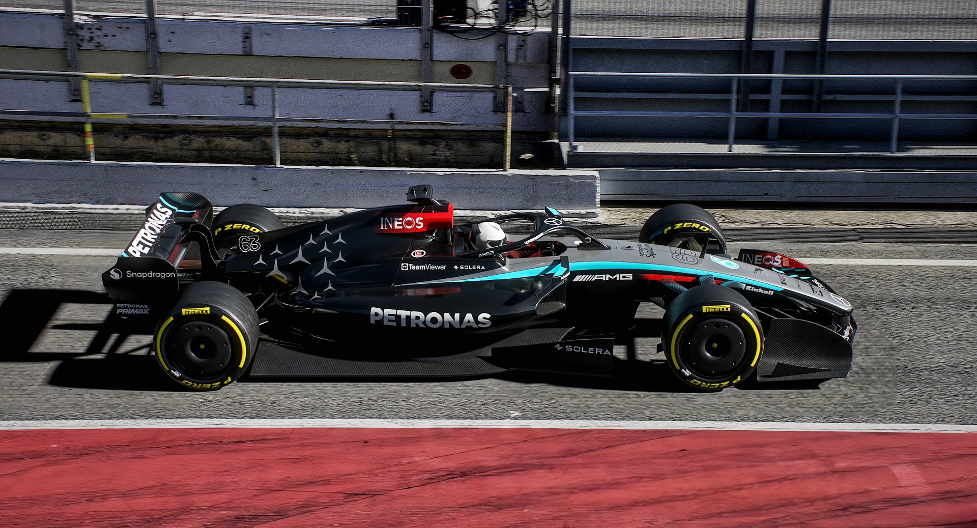 Formula 1 2026 F1 Mercedes W17 Livery Concept 3D Model - TurboSquid 2261568