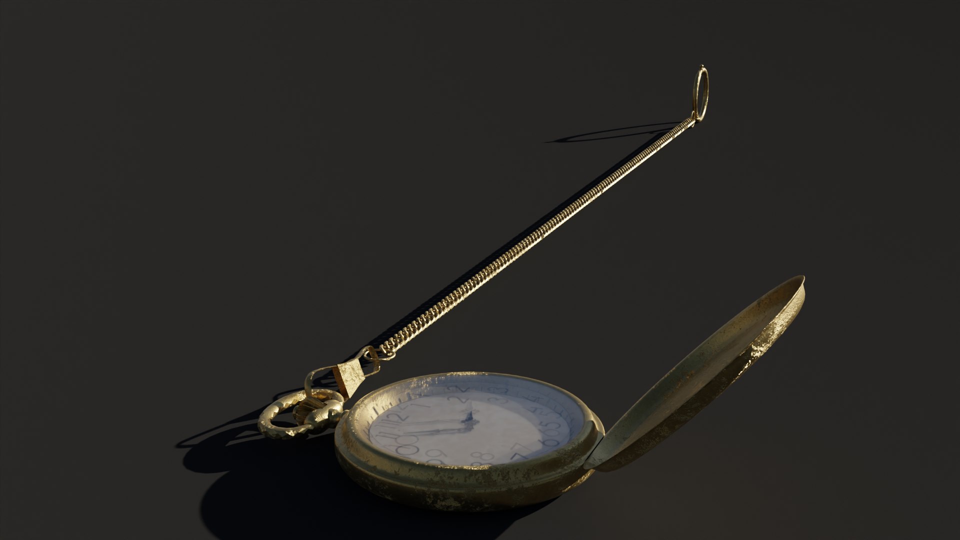 Pocket Watch Realistic Design 3D - TurboSquid 1967296