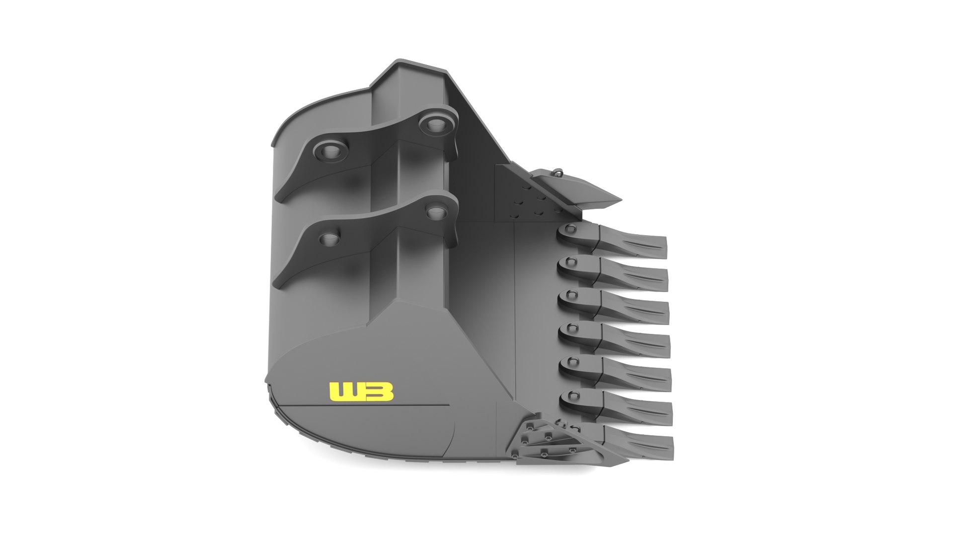 WB Excavator Bucket Model - TurboSquid 2241159