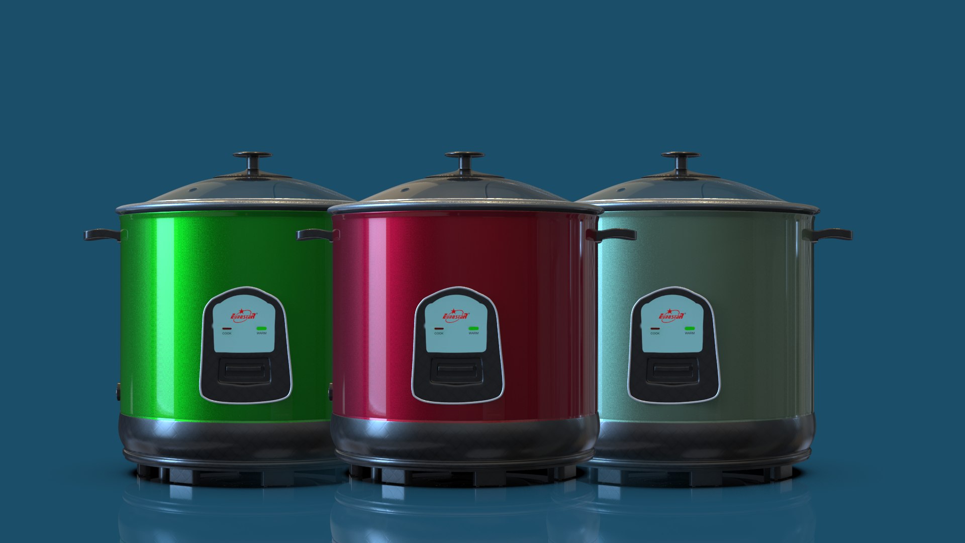 3D Electric Rice Cookers - TurboSquid 1476109