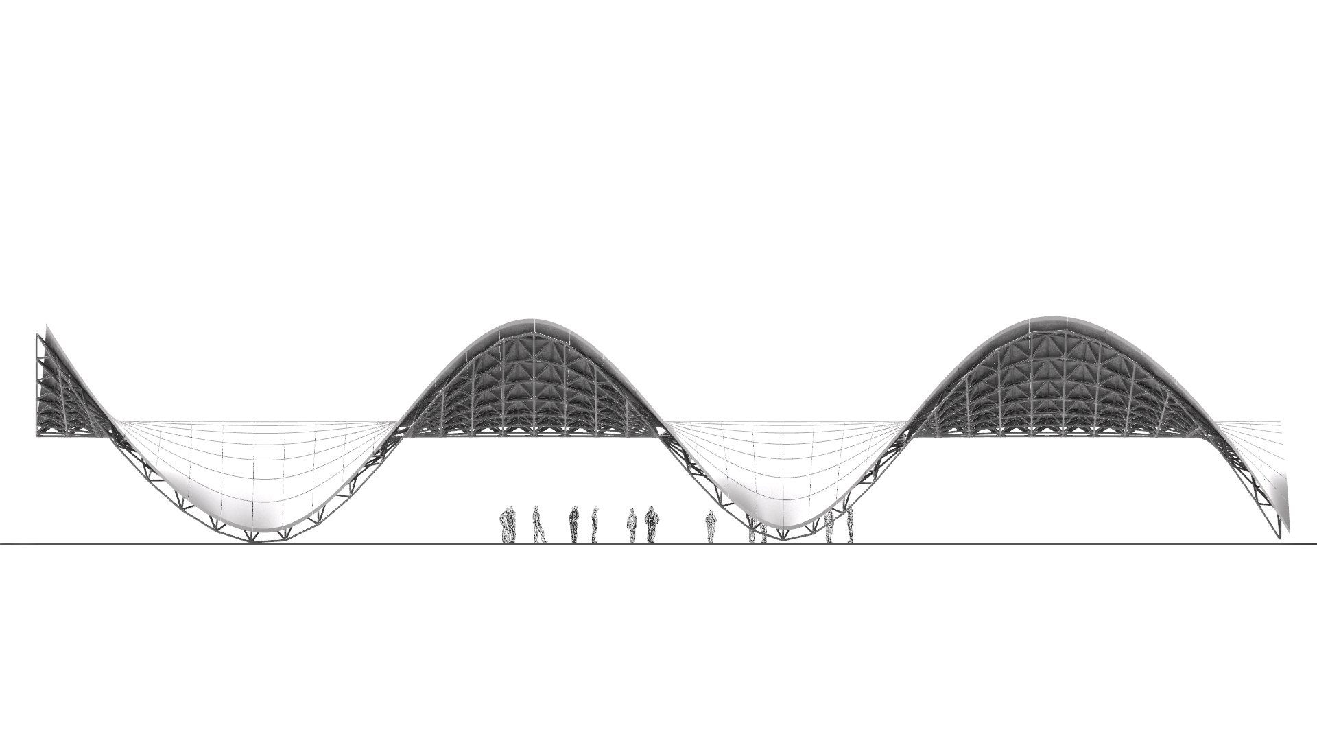 Dancing Truss Structure 3D - TurboSquid 2172534