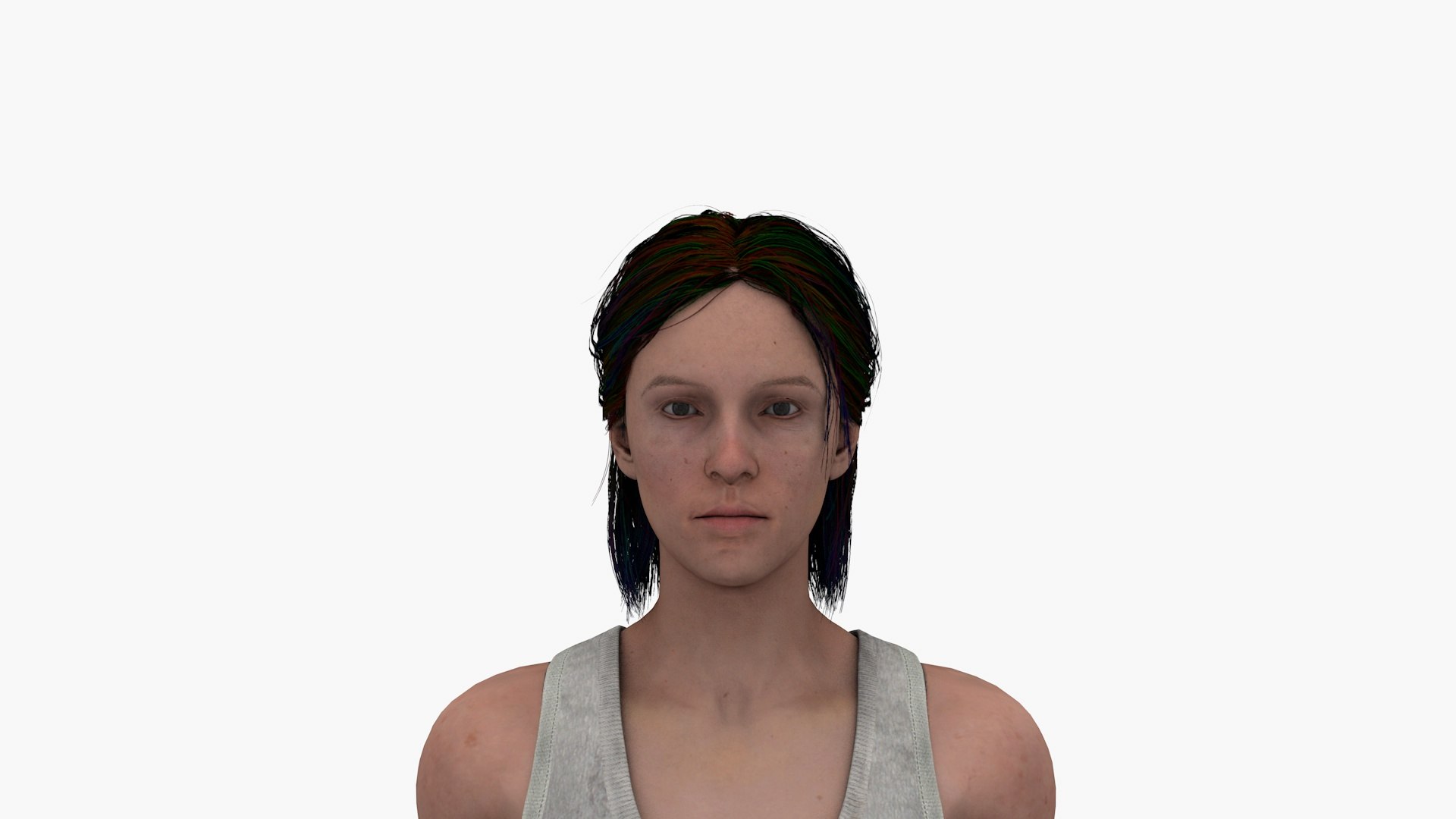 Civilian Female Model - TurboSquid 2081635