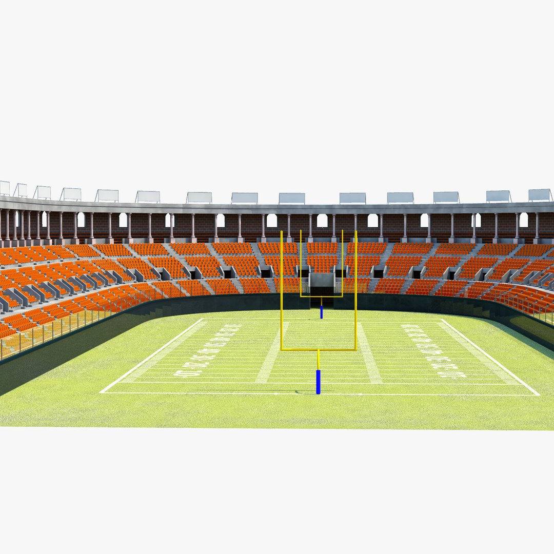 3d Model Football Stadium Harvard