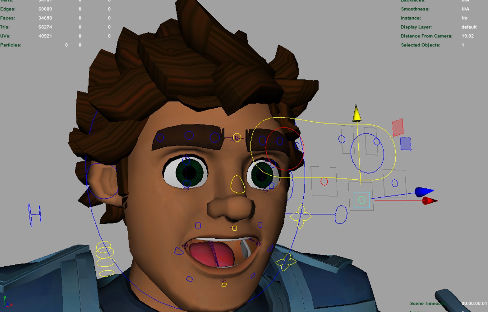 Cartoon Toon Character 3D Model - TurboSquid 1396035