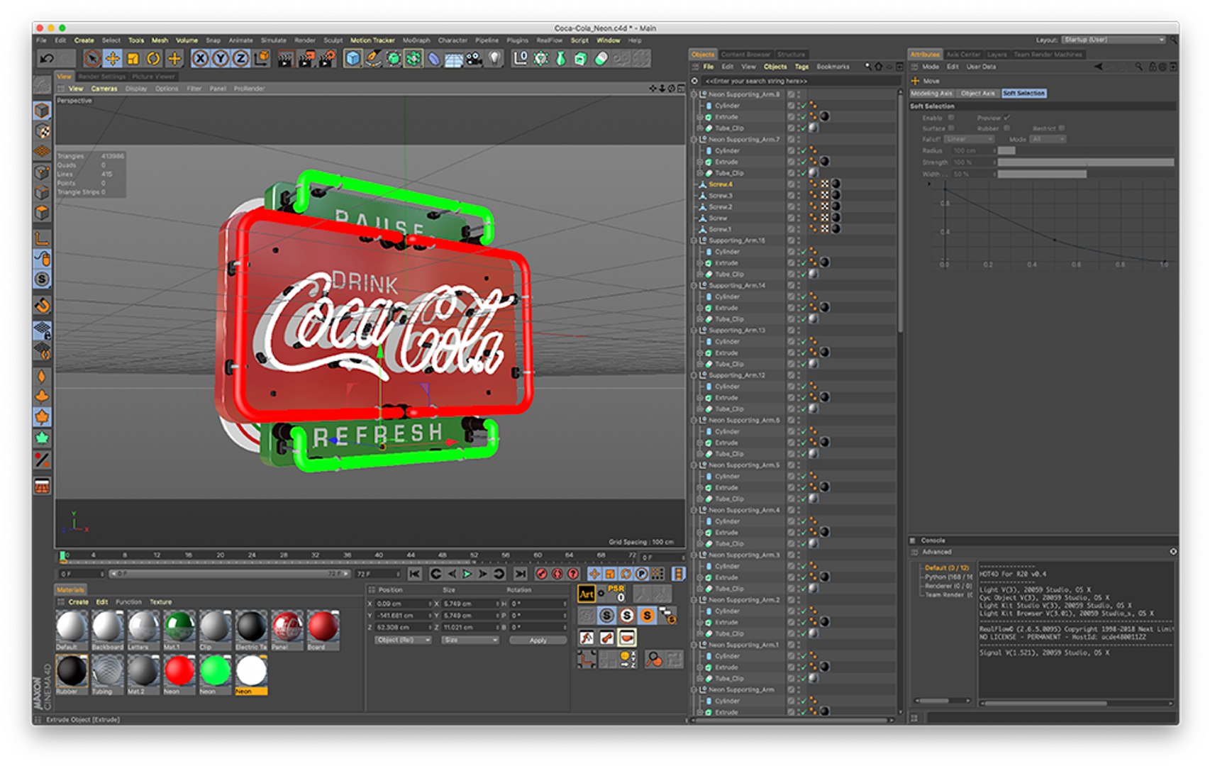 Neon 3D model - TurboSquid 1670751
