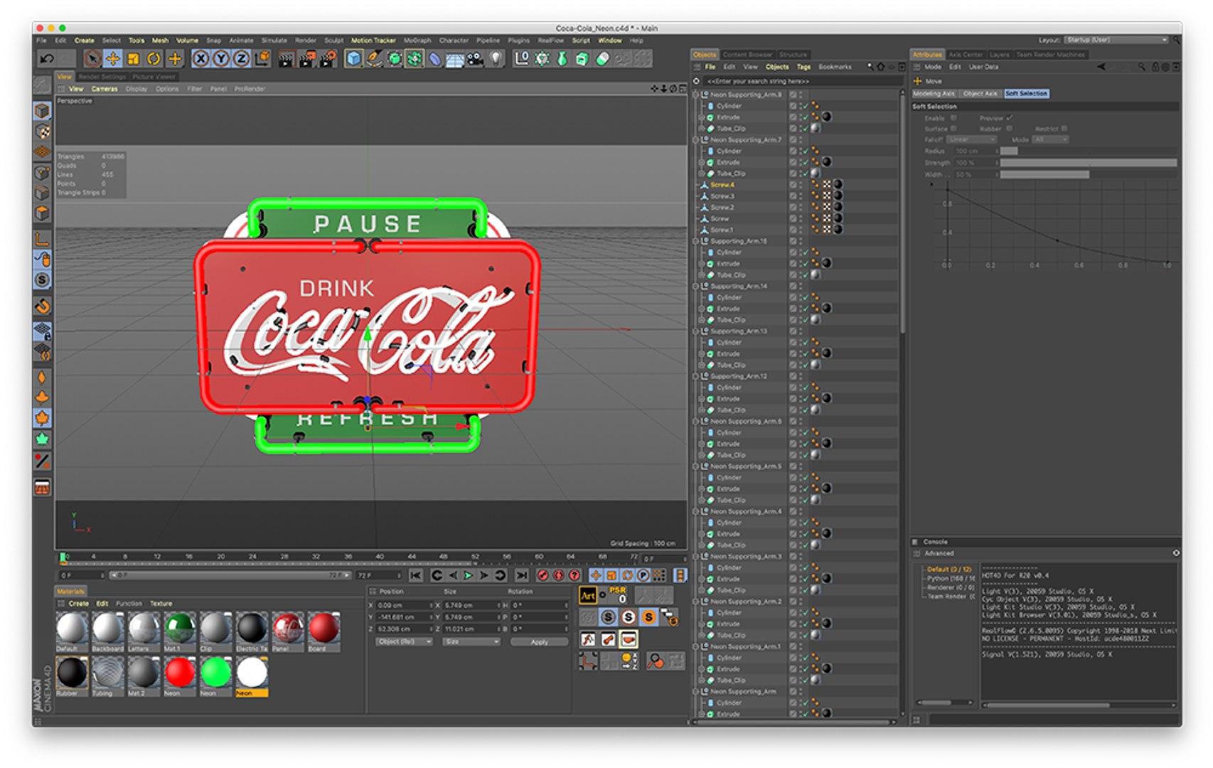 Neon 3D model - TurboSquid 1670751