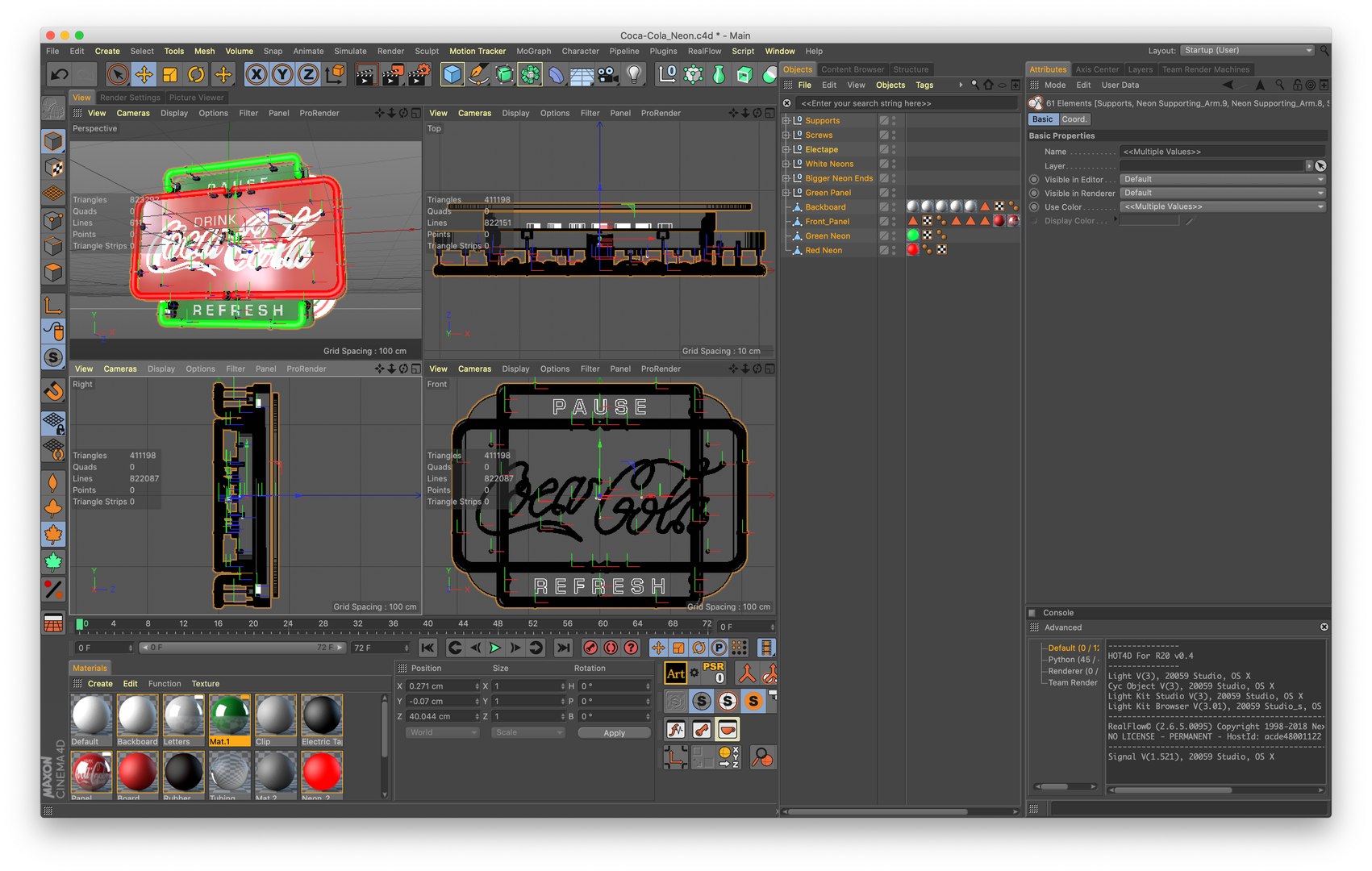 Neon 3D model - TurboSquid 1670751