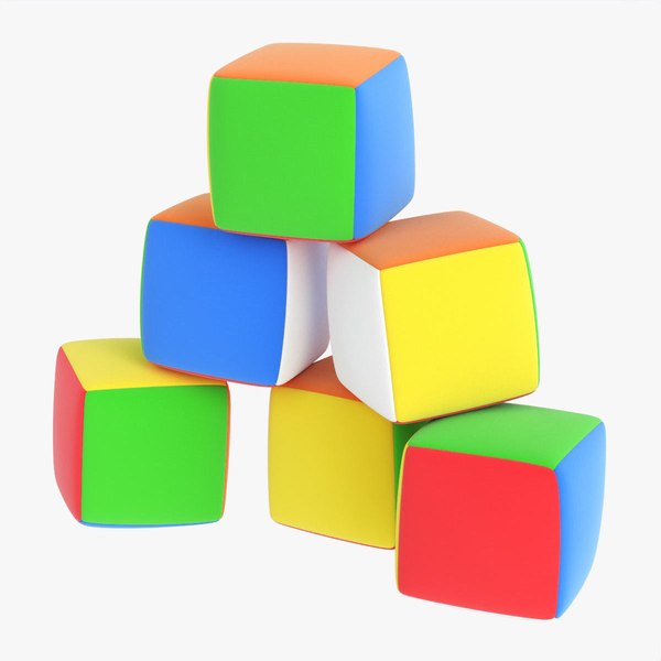 modelo 3d Cubitos de bebé blandos - TurboSquid 1738723
