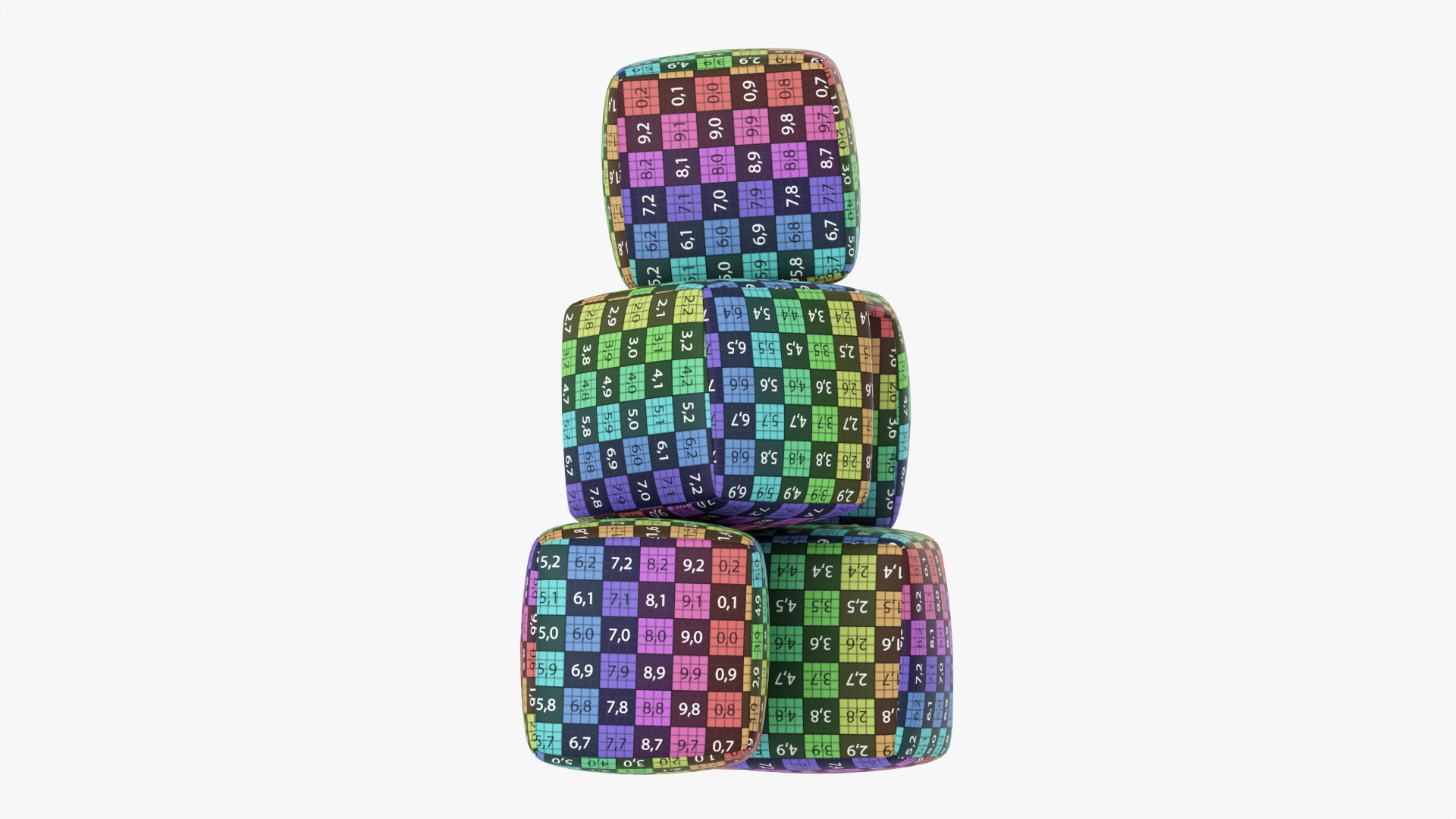 3D Baby Cubes Soft - TurboSquid 1738723
