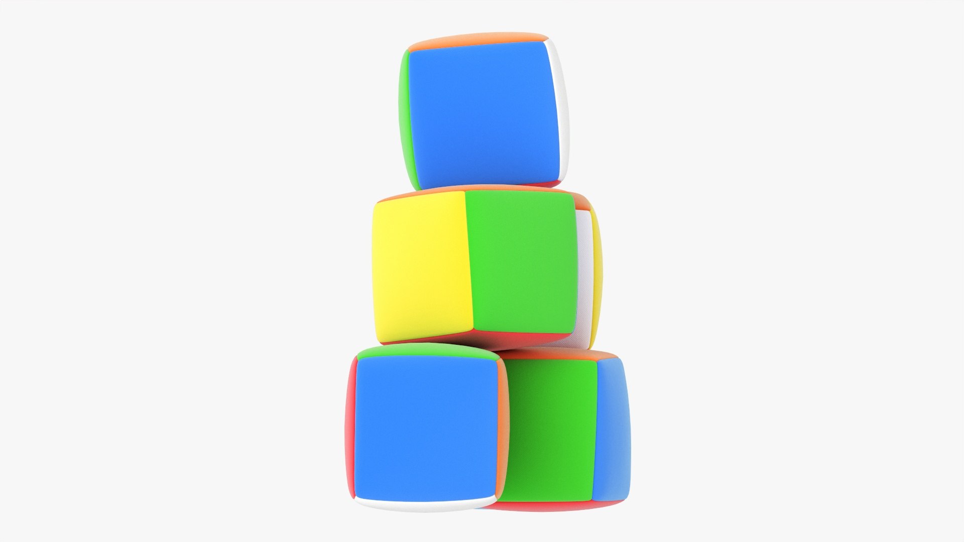 3D Baby Cubes Soft - TurboSquid 1738723