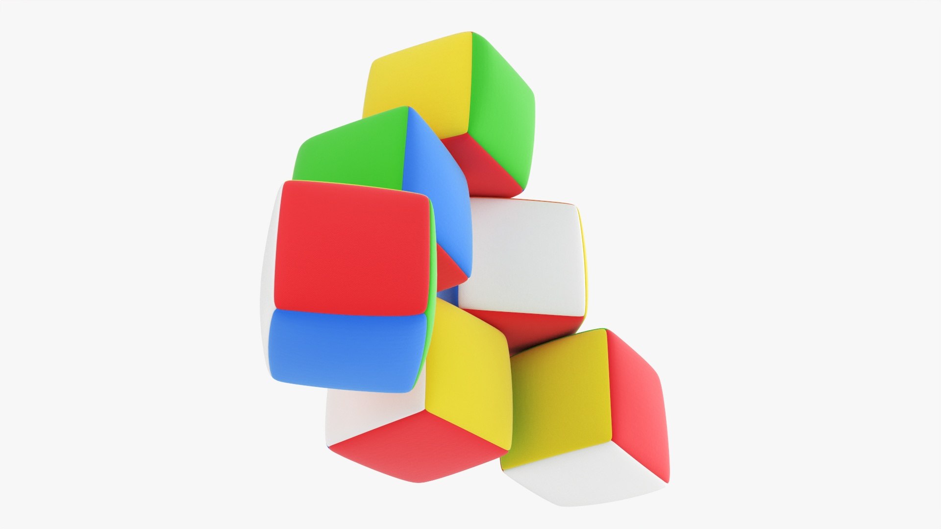 3D Baby Cubes Soft - TurboSquid 1738723