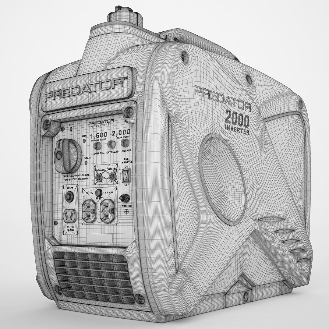 3D Model Predator 2000 Watt - TurboSquid 1550384